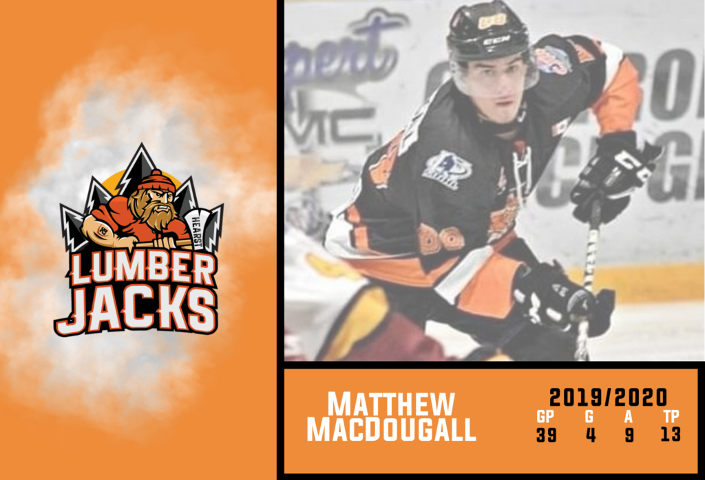 MacDougall back with the Lumberjacks | Hearst Lumberjacks