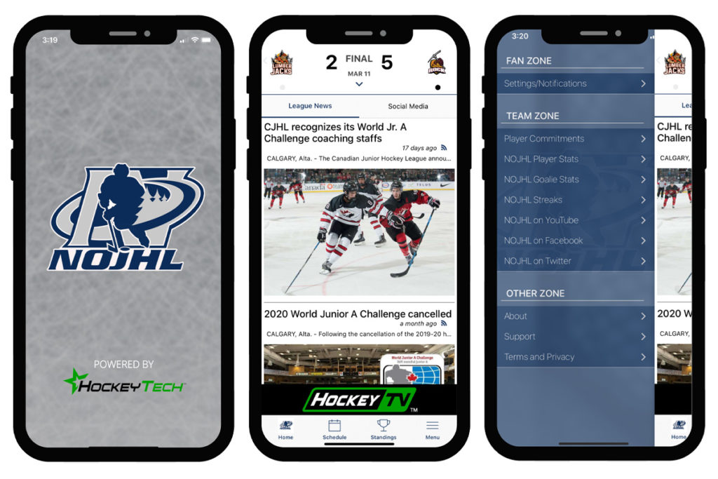 NOJHL launches new app | Hearst Lumberjacks